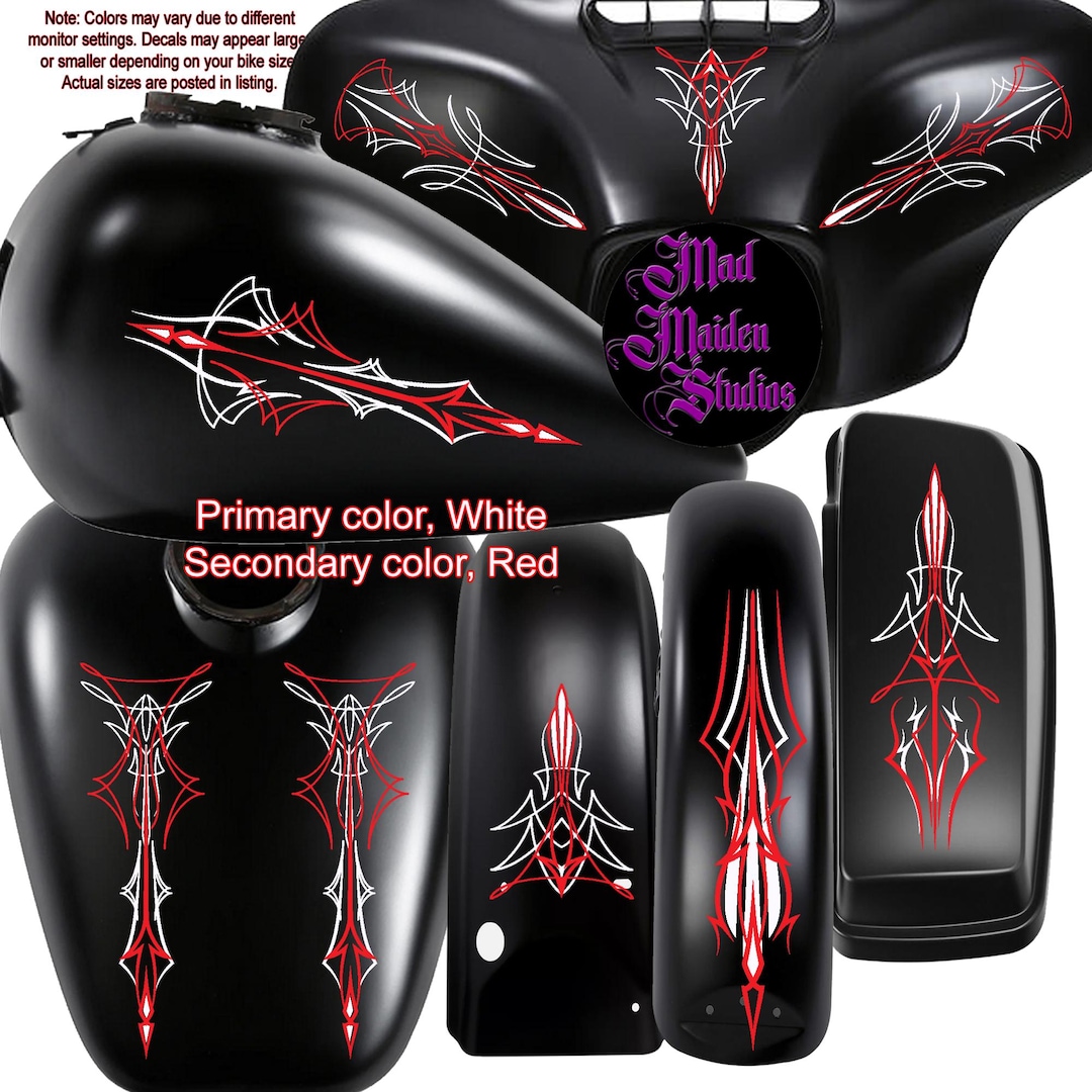Pinstripe Decal for Motorcycles – Classic Vinyl Striping for Custom ...