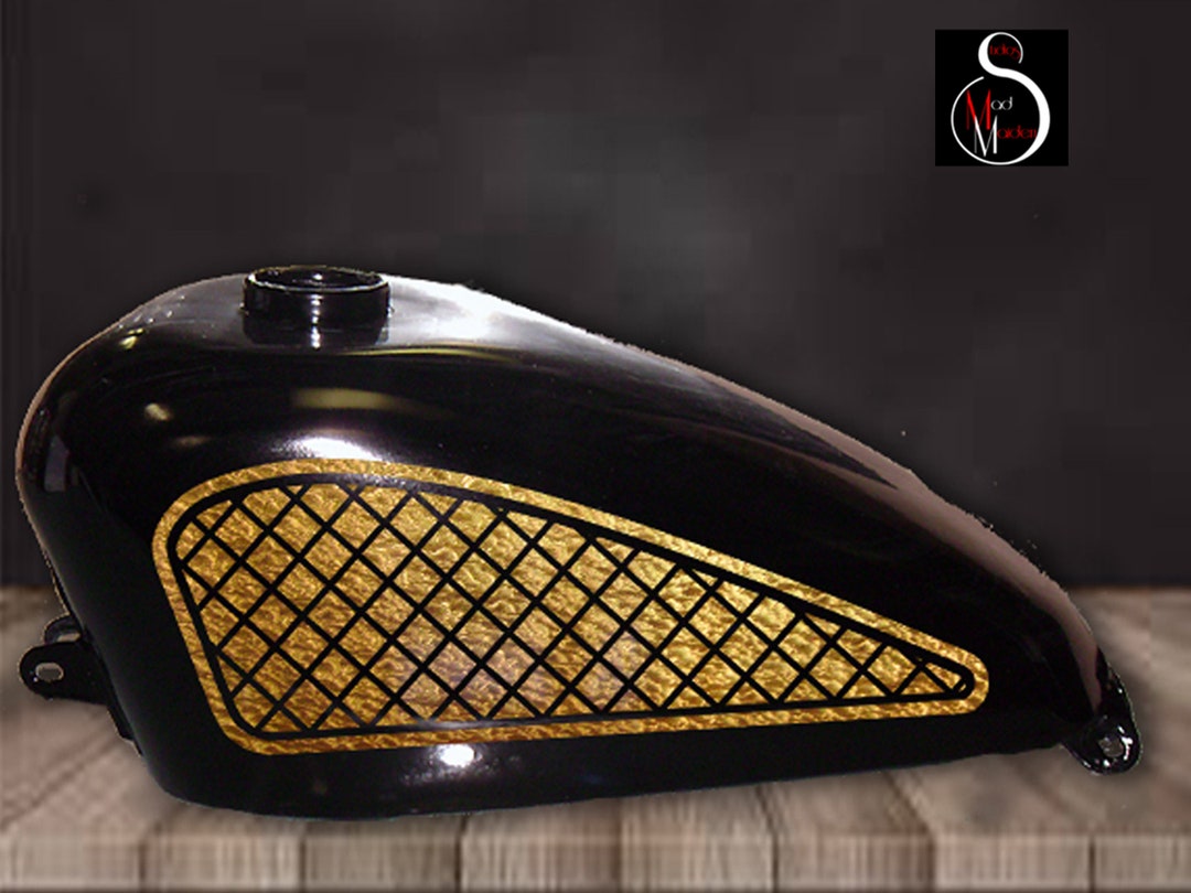 Motorcycle Gas Tank Decal Set Vinyl Graphics Set Harley, Honda, Yamaha ...