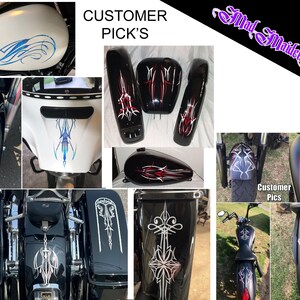 Motorcycle, Trike, ATV, Quad, ATC, Pinstripe Decal Set. - Etsy
