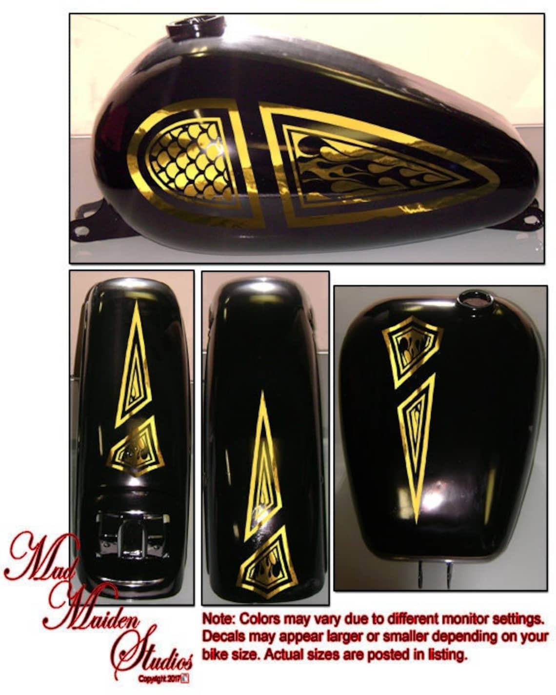 Motorcycle Graphics Decal Vinyl Set Universal for Honda - Etsy