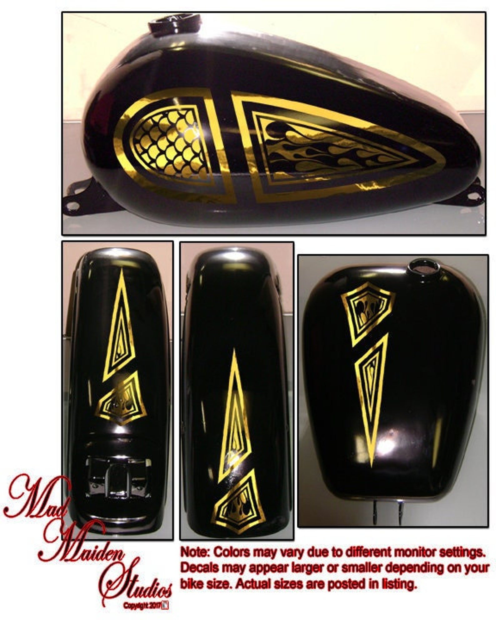 Motorcycle Graphics Decal Vinyl Set Universal for Honda - Etsy