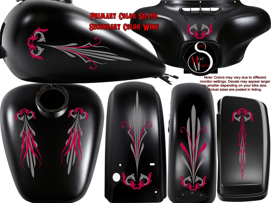 Pinstripe Set for Your Motorcycle & Trike. Vinyl Decal Set for Honda ...