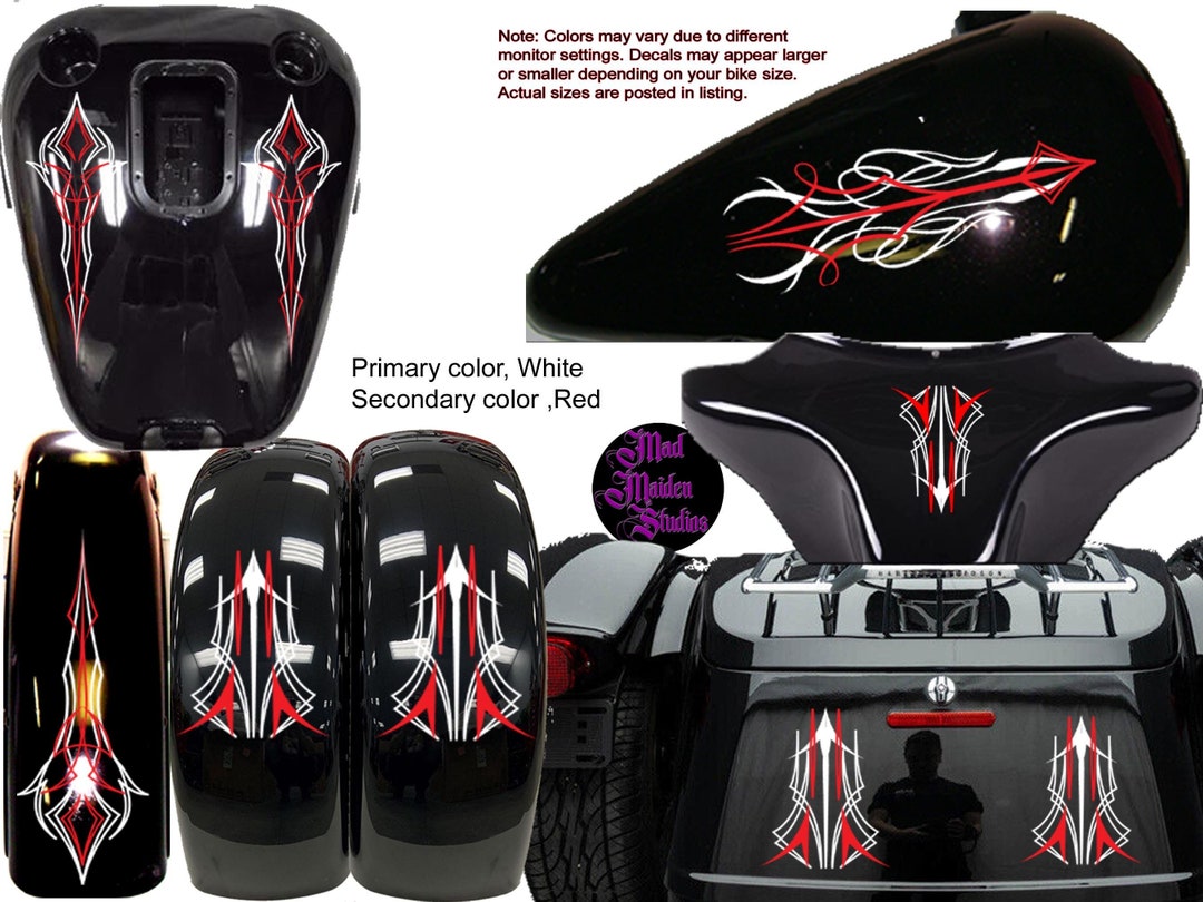 Retro Trike Decal Set | Old School Pinstripe for Classic 3-wheelers - Etsy