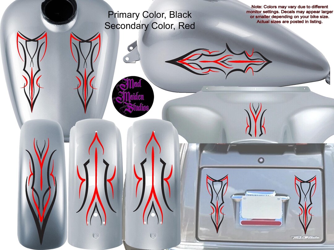 Full Body Trike Decal Kit | Custom Graphics for Any 3-wheel Bike. USA ...