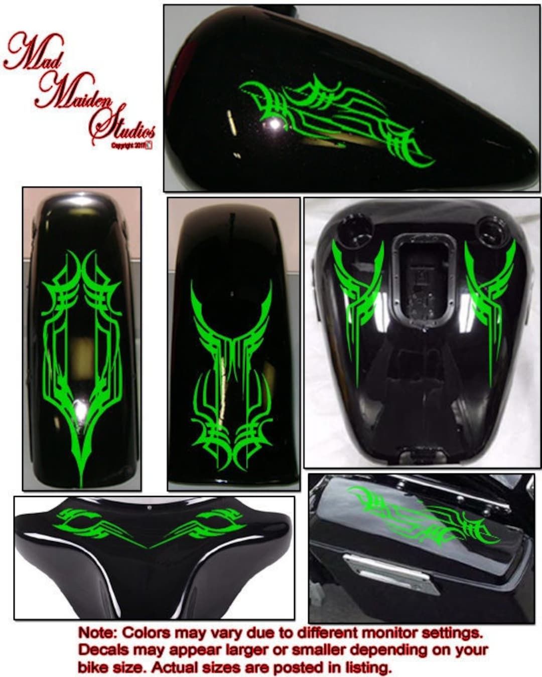 Motorcycle Decal Graphic Vinyl Set Universal for Honda - Etsy