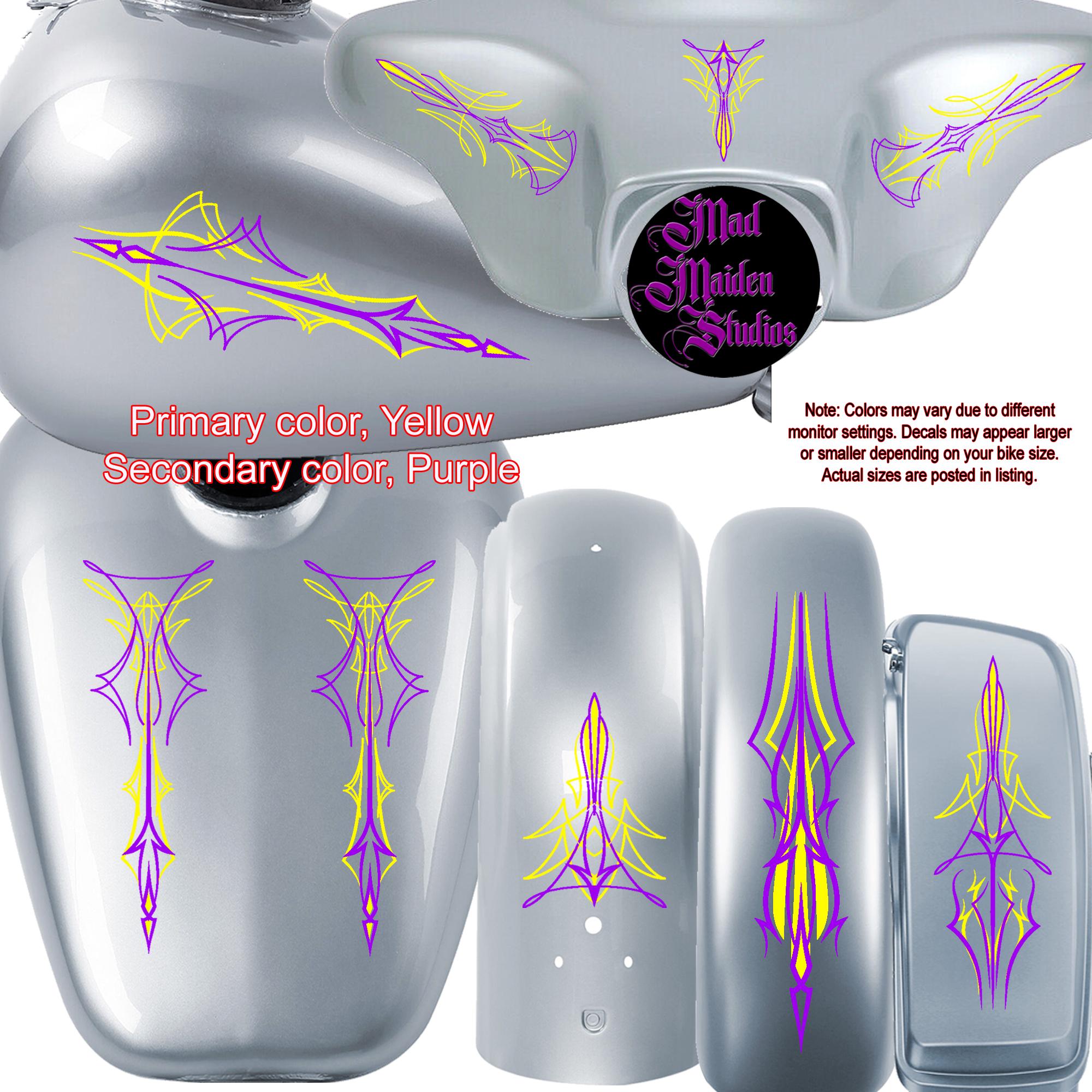 Pinstripe Decal for Motorcycles – Classic Vinyl Striping for Custom ...