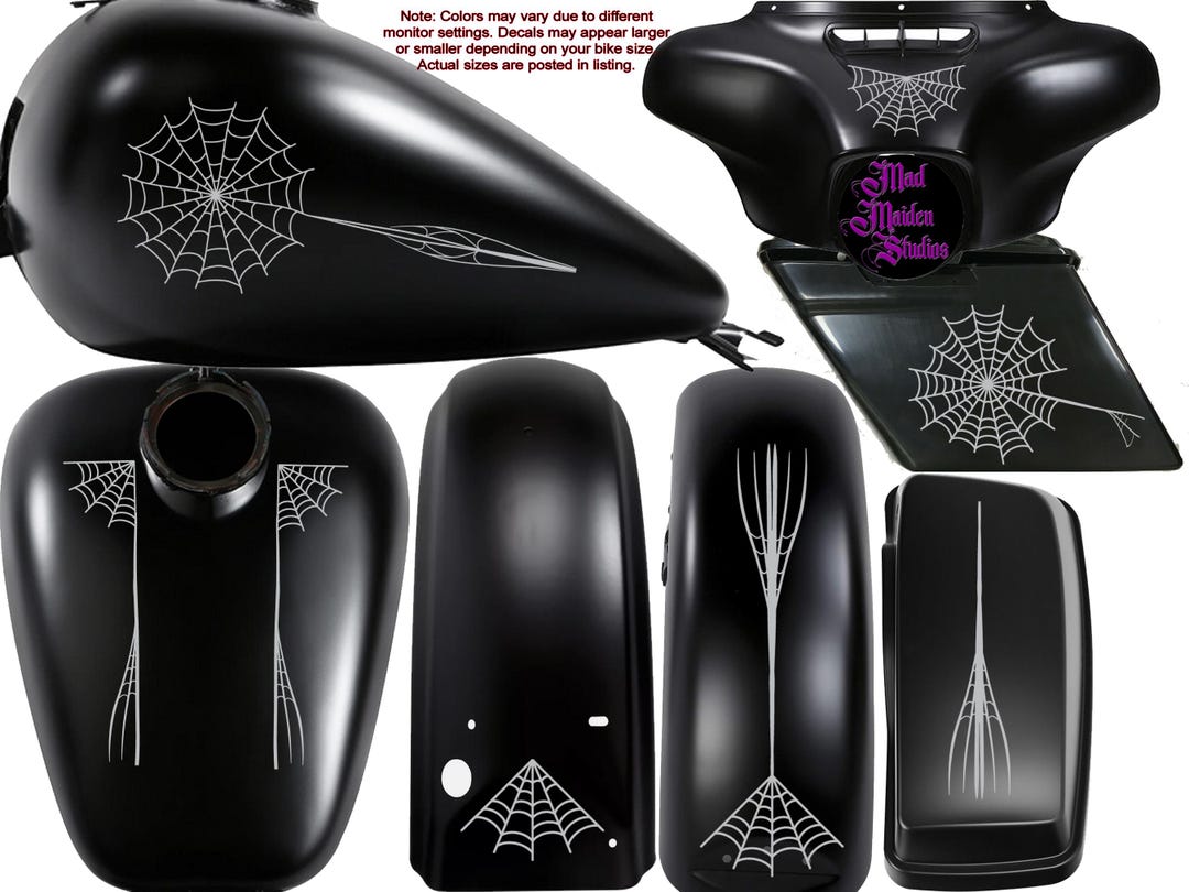 Motorcycle, Trike, Decal Set, Universal Fit for Honda, Harley, Victory ...