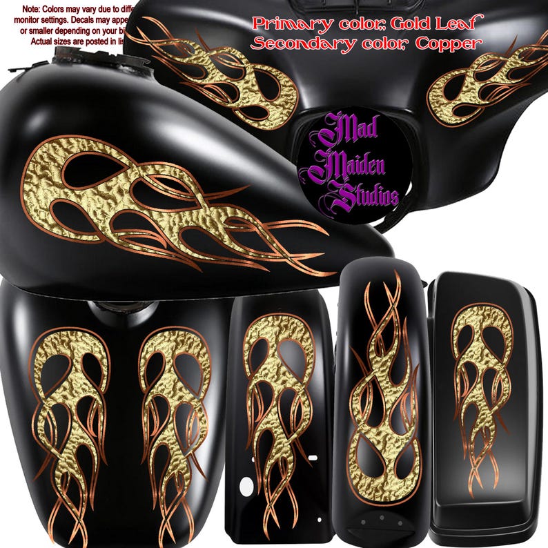 Klassischer Motorrad-Nadelstreifen-Aufkleber – zum Abziehen und ...