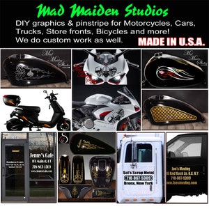 Motorcycle, Trike, Decals Set, Tri Glide, Free Wheeler, Honda, Harley ...