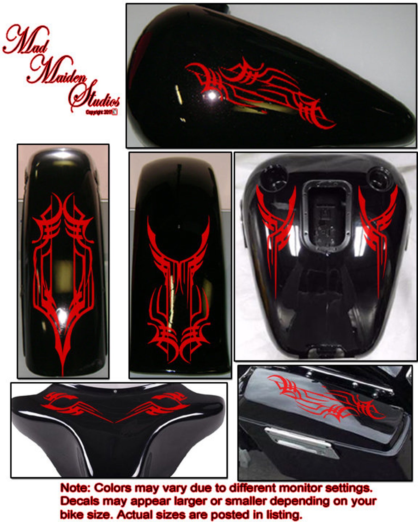 Tribal Motorcycle Decals – Kit for Choppers, Cruisers & Sport Bikes - Etsy