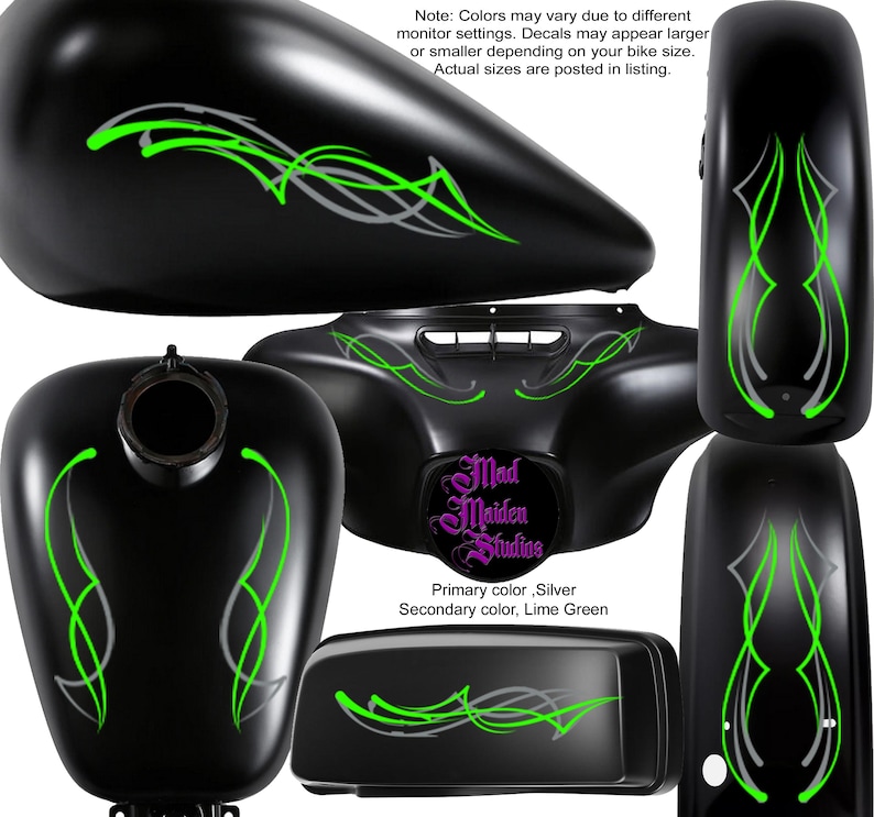 Vinyl Pinstripe. Universal for Honda, Harley, Victory, Yamaha, BMW ...