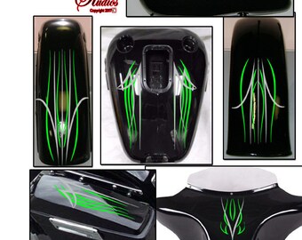Motorcycle Pinstripe Set. Universal for Honda Harley - Etsy