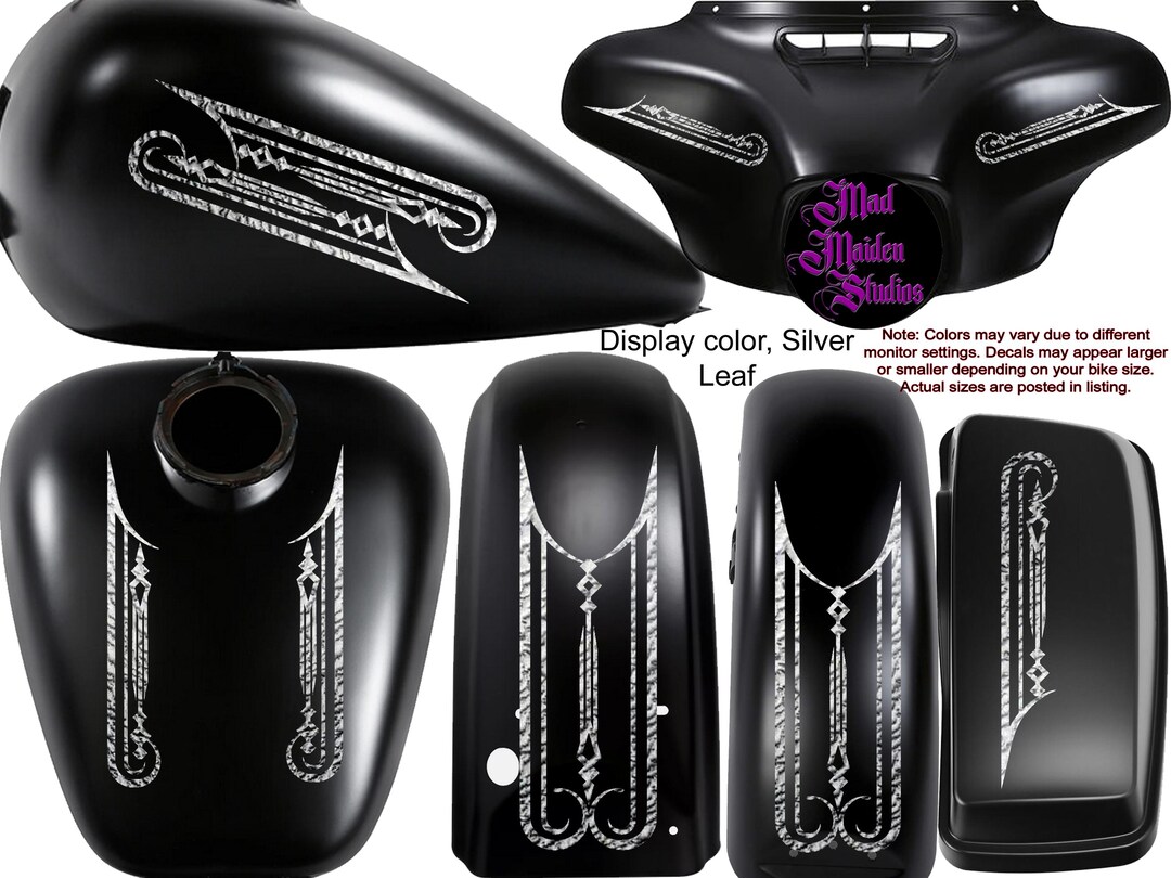 Motorcycle, Trike, Decal Set, for Honda, Harley, Victory, Yamaha, BMW ...