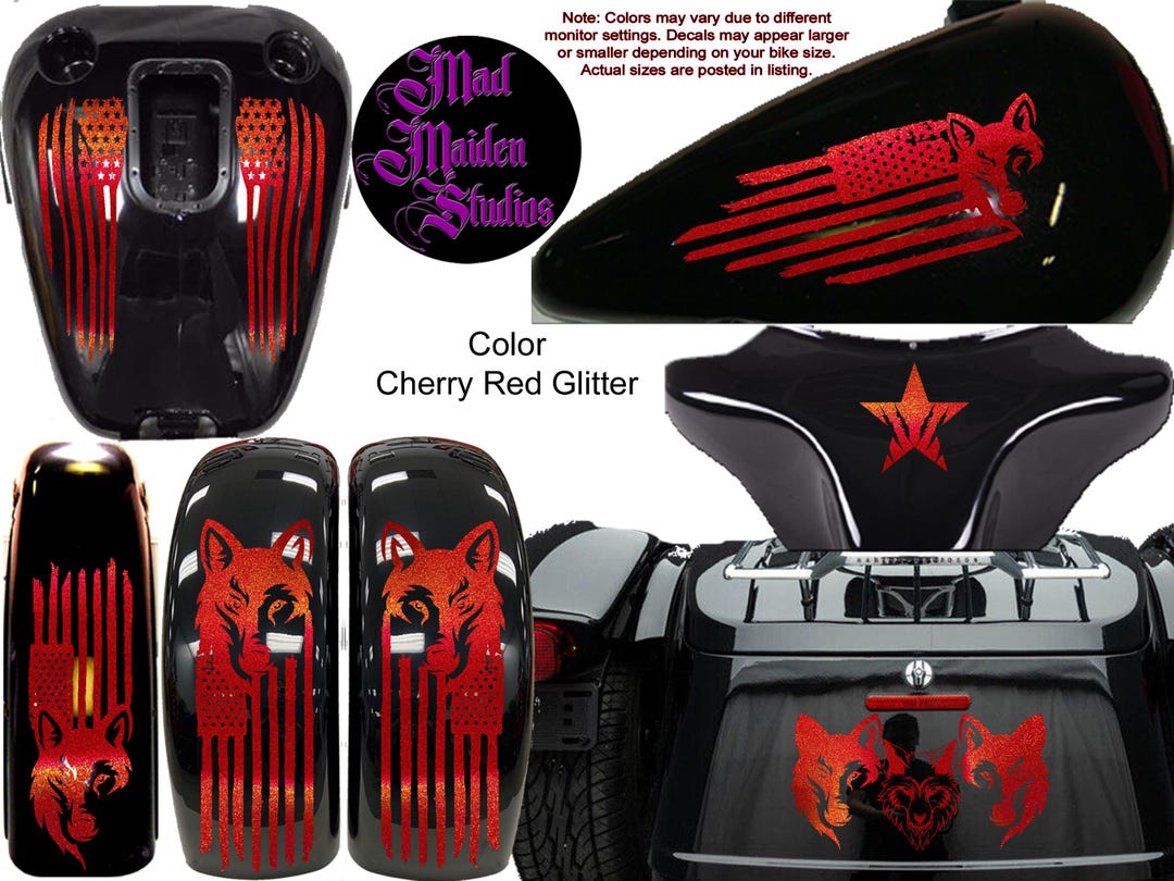 Motorcycle Decal Set: Universal Vinyl Graphics, Pinstripe Kit - Etsy