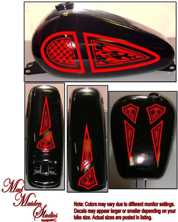 Motorcycle Graphics Decal Vinyl Set Universal for Honda - Etsy