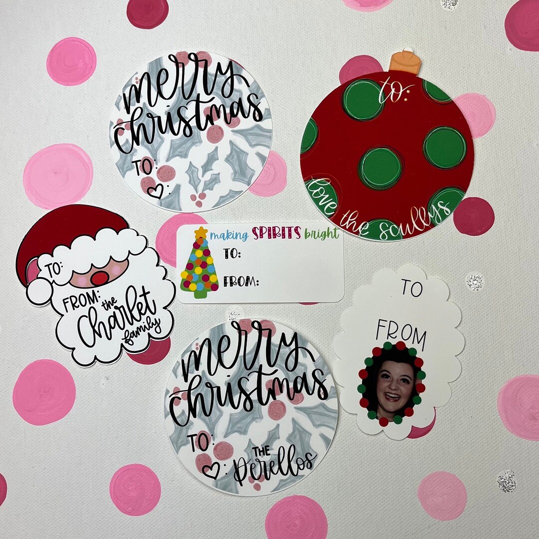 Custom Present Tag, Gift Tag, Christmas Gift Tag Sticker - Etsy