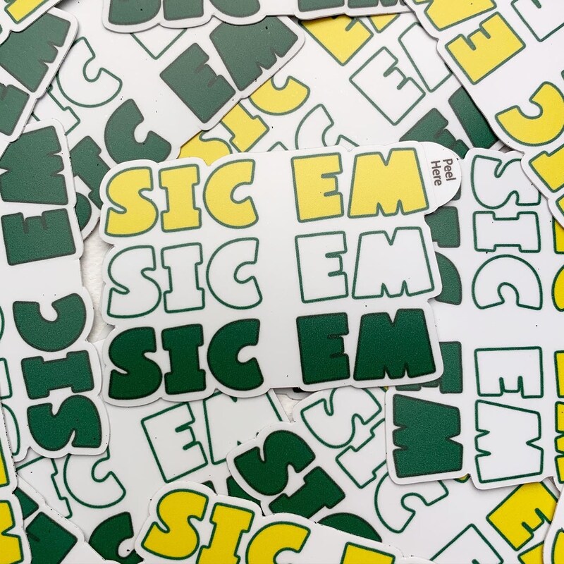 Baylor Decal - Etsy