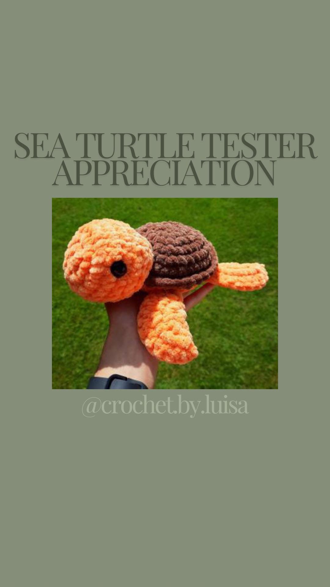 Sea Turtle Crochet Pattern - Etsy
