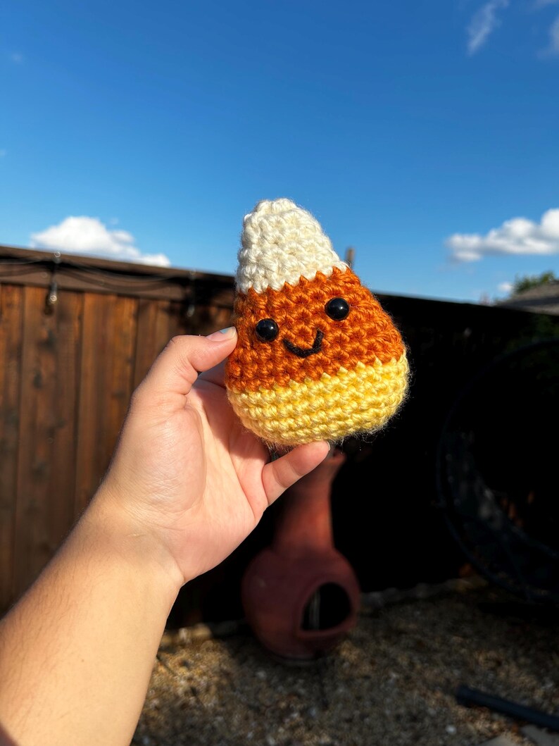 Happy Candy Corn Crochet Pattern - Etsy