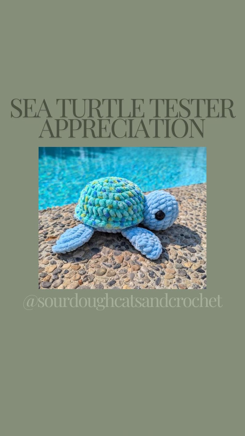 Sea Turtle Crochet Pattern - Etsy