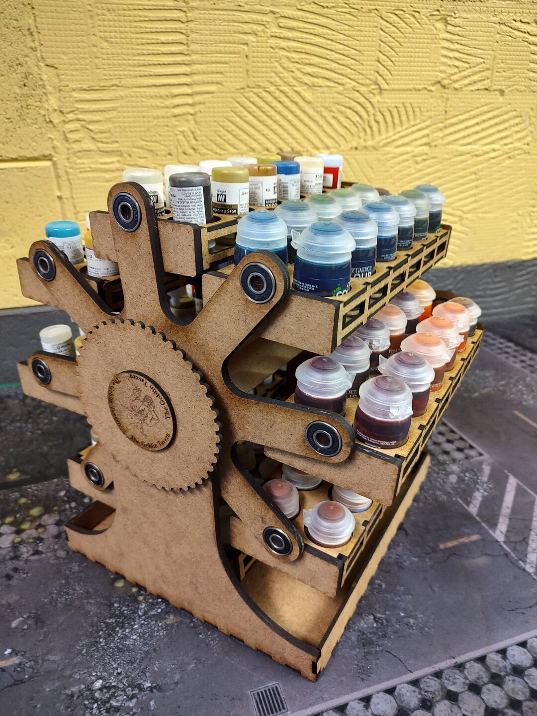 Carousel Paint Storage Rack for Hobby Paints Vallejo, Citadel, Army ...