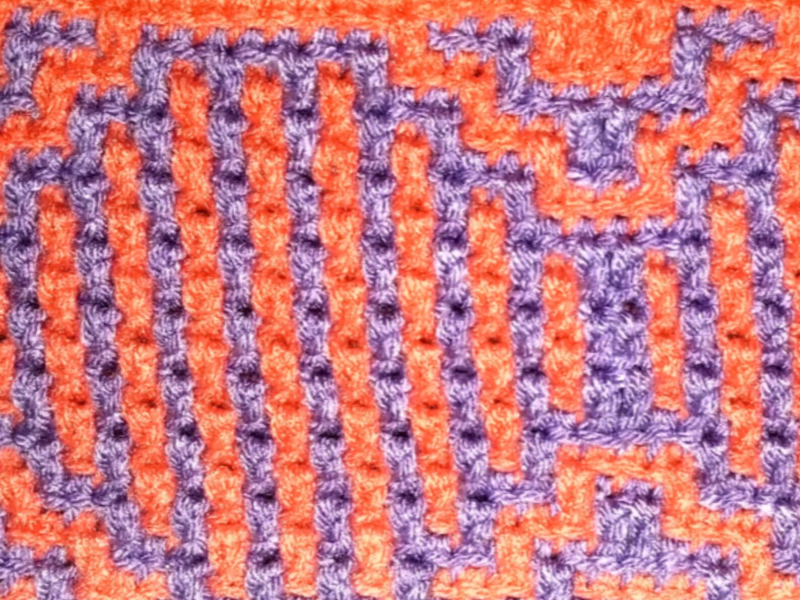 Overlay Mosaic Crochet Textured Maze Design CHARTS - Etsy