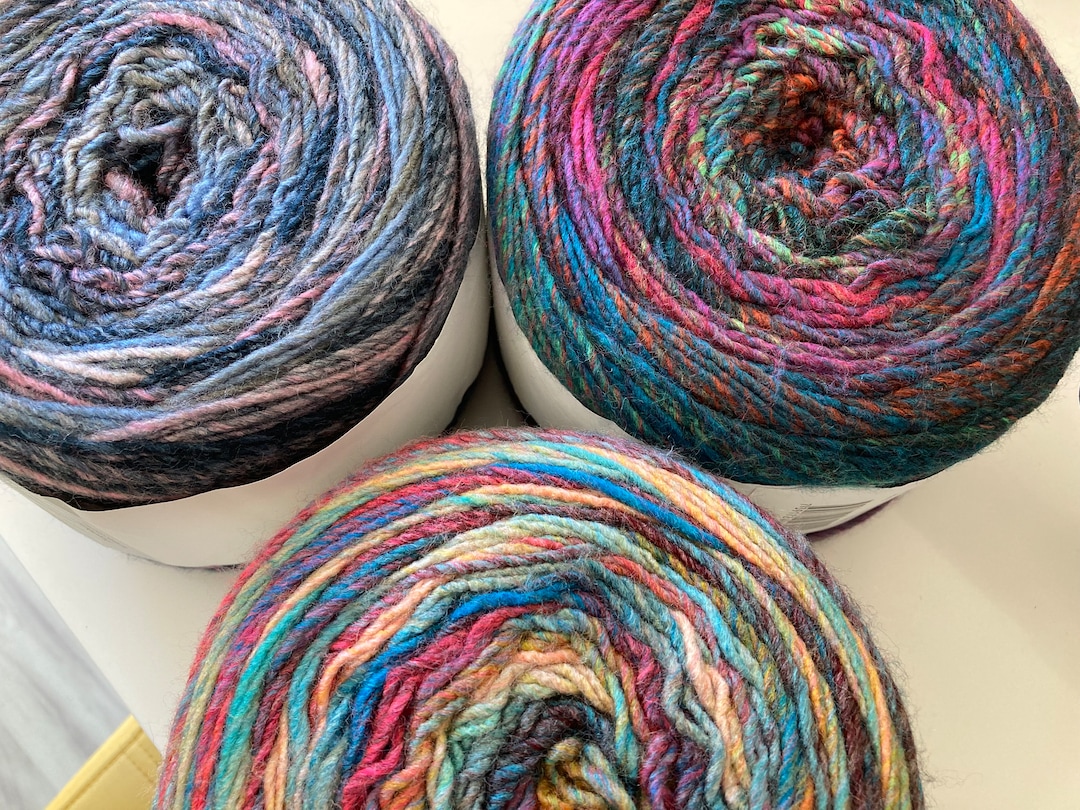 Cookie Jarbo Yarn Cake 100% Soft Acrylic Yarn 200g 600m Multicoloured ...