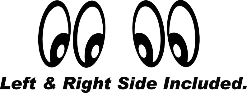 Big Eye Vinyl Decals: Custom Stickers for Cars, Boats, & More - Etsy