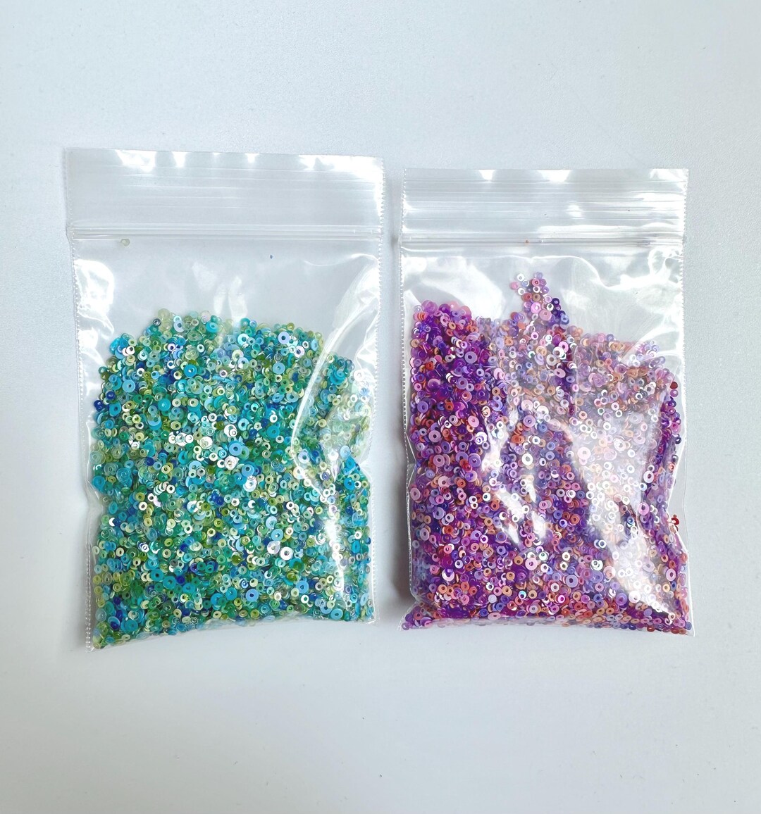 Tiny Vintage Sequin Mix - Warm or Cool Colors - 3 Tbsp / 1 Ounce ...