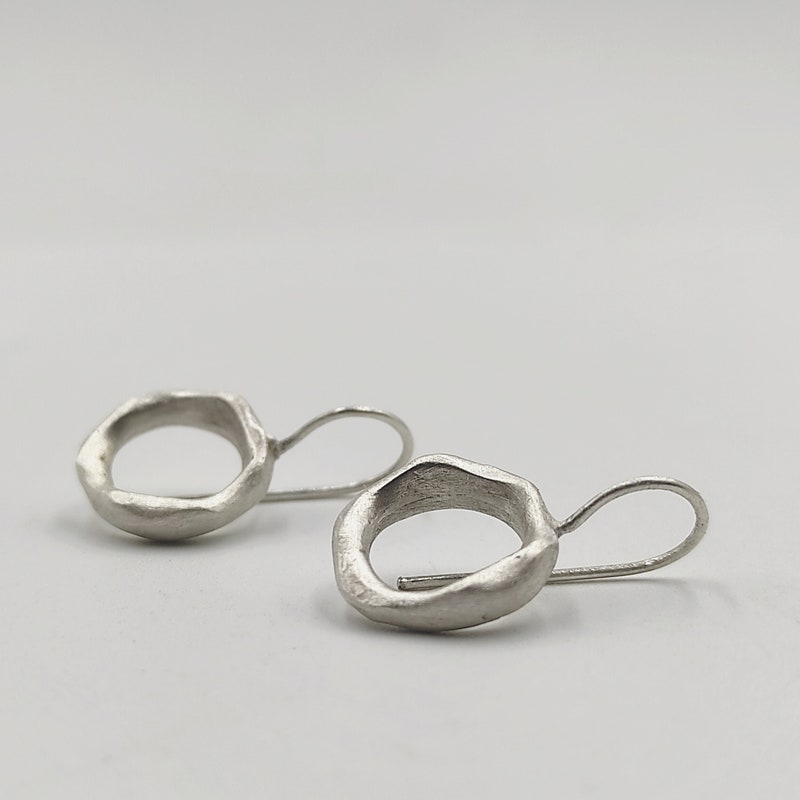 Silver Earrings Handmade - Etsy