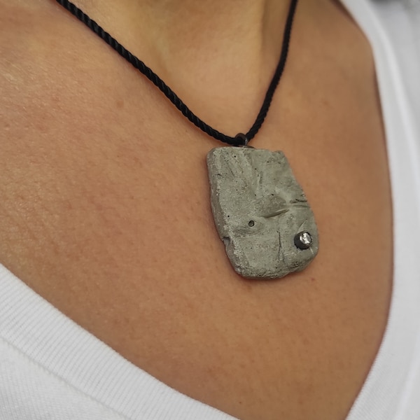 Concrete Necklace - Etsy