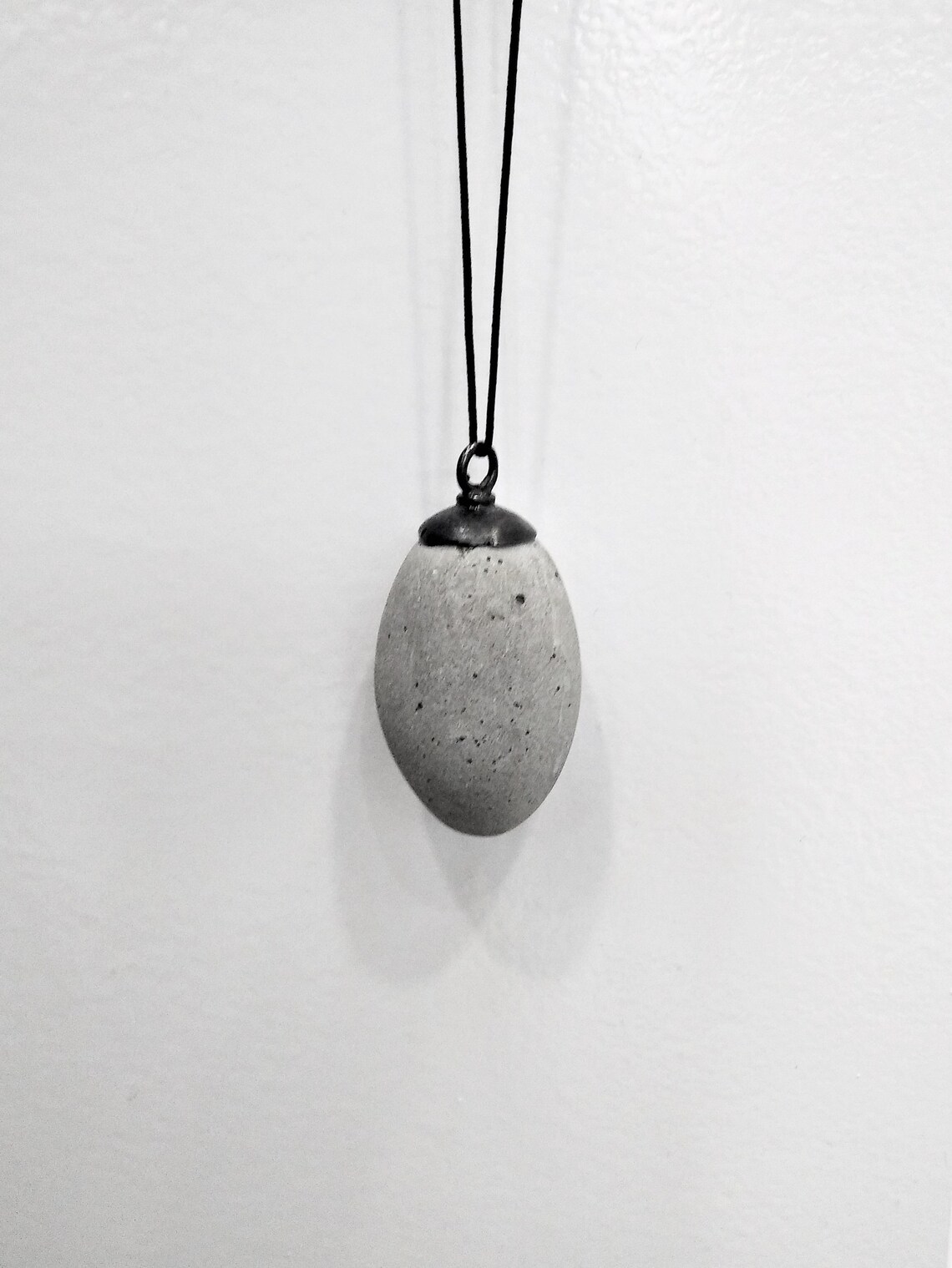 Long Concrete Necklace Concrete Bold Statement - Etsy