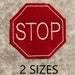 Stop Sign Feltie Embroidery Design File TWO SIZES Stop Sign | Etsy