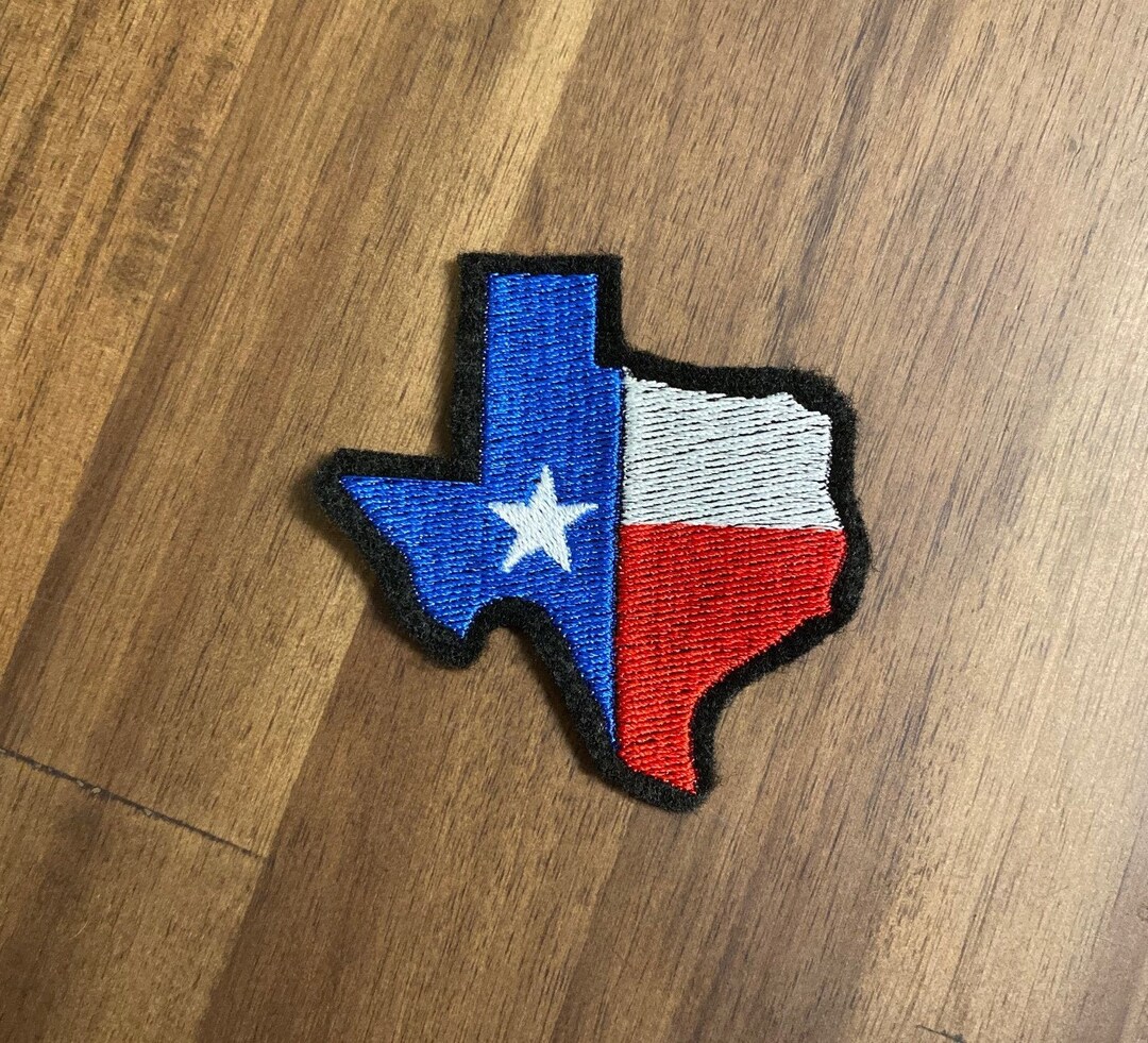 Texas Flag Embroidery Design, State Feltie (download) - Etsy