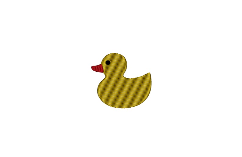 Rubber Duck Ducky Duckling Embroidery Design File - Etsy