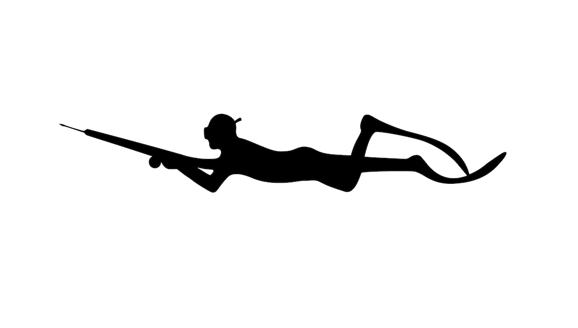 Freediver SVG Freediving SVG Spearfishing SVG Freediver - Etsy