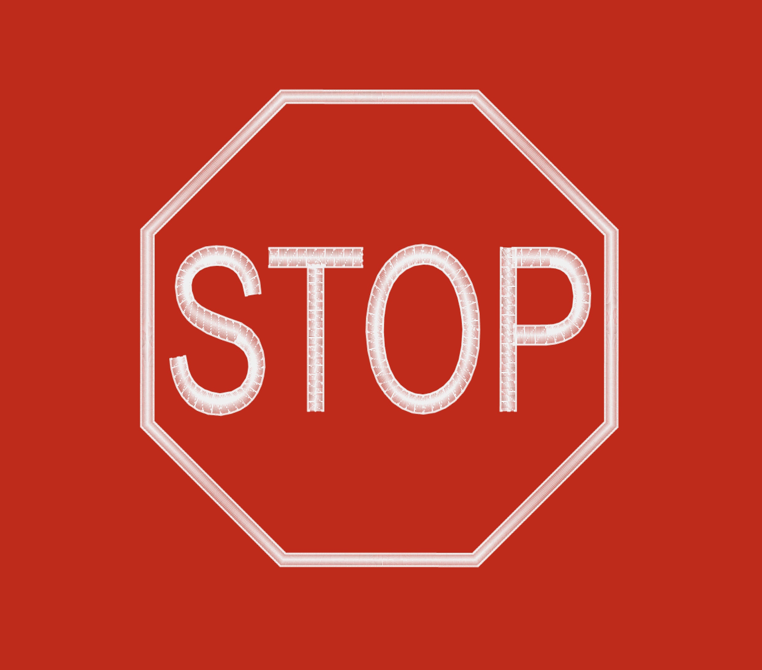 Stop Sign Feltie Embroidery Design File TWO SIZES Stop Sign - Etsy