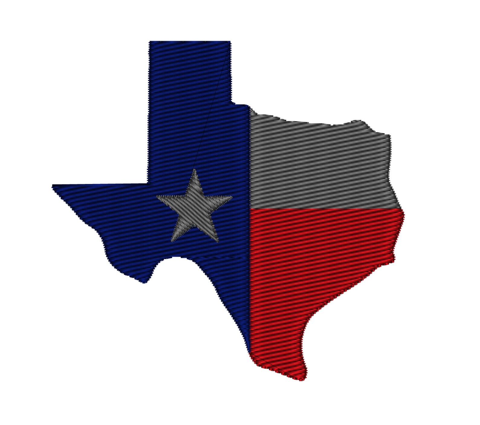 Texas Flag Embroidery Design, State Feltie (download) - Etsy