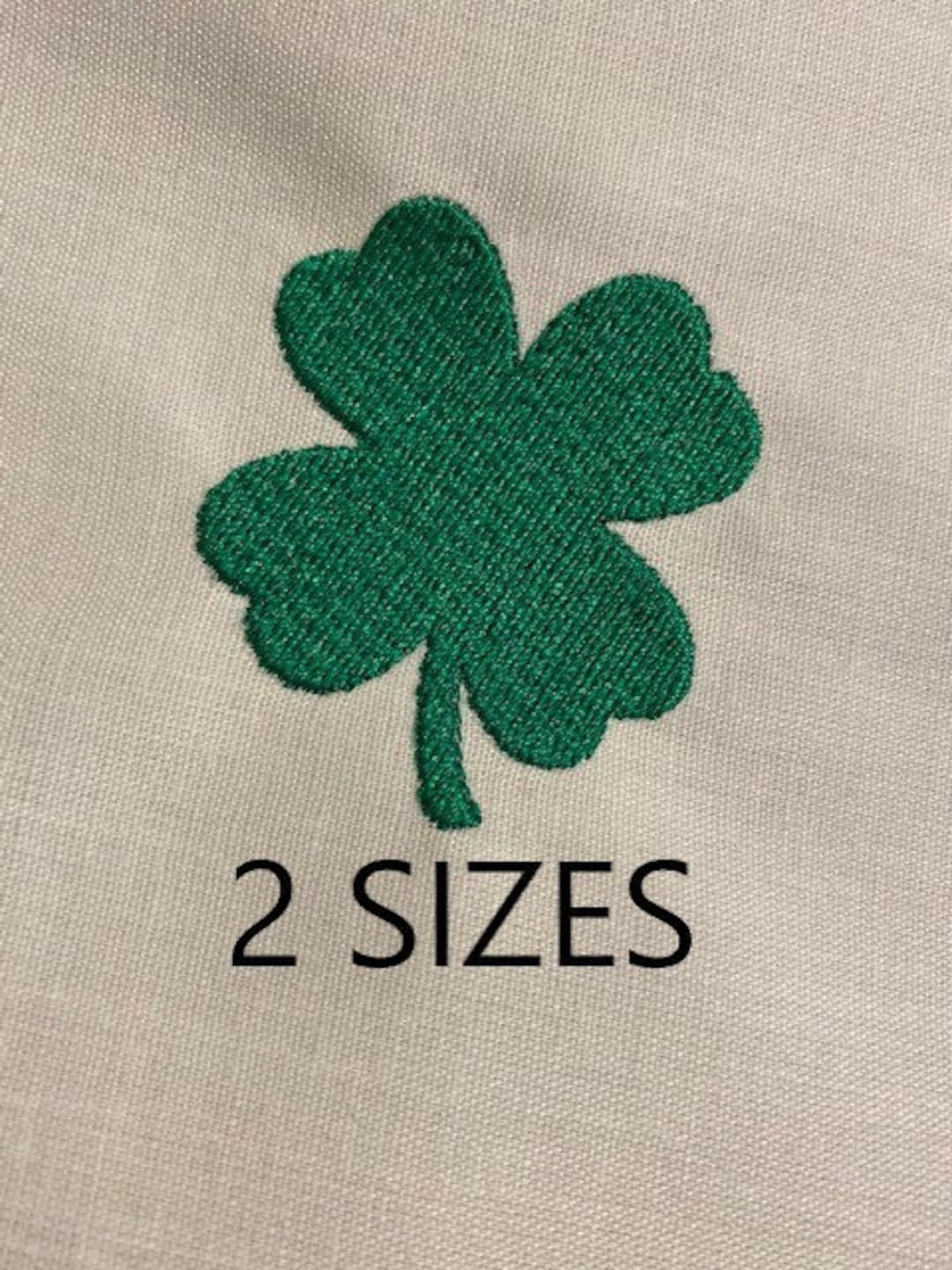 Shamrock Four Leaf Clover Saint Patrick's Leprechaun Embroidery Design ...