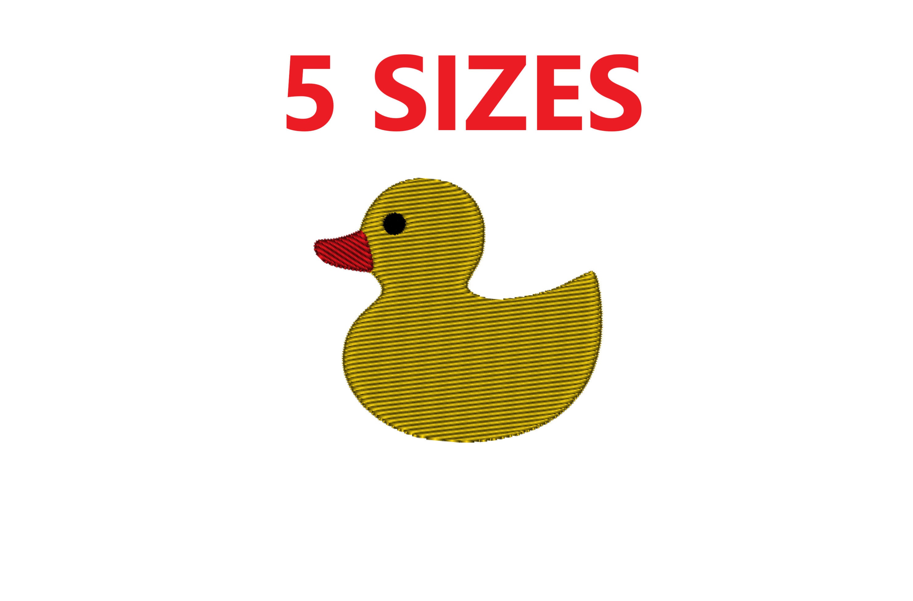 Rubber Duck Ducky Duckling Embroidery Design File | Etsy