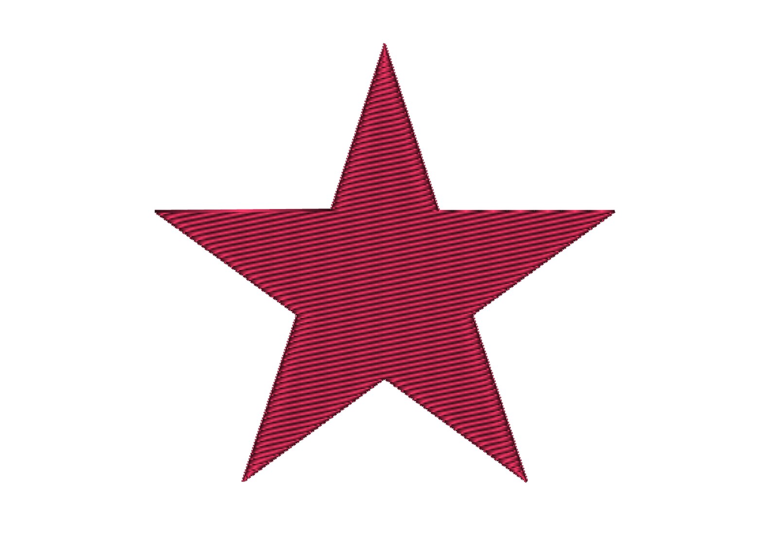 Star Embroidery Design, Star Embroidery File, Star Fill Pattern, Simple ...