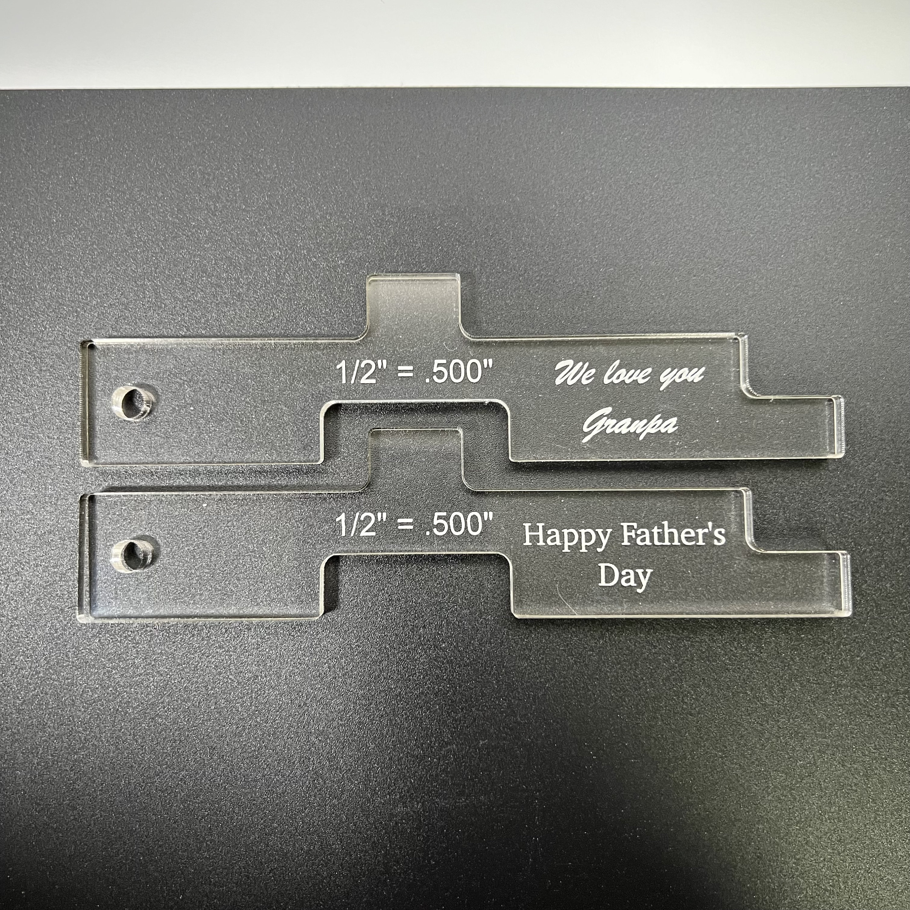 Acrylic Router and Table Saw Setup Gauges, Depth and Fence Gauge Set - Etsy