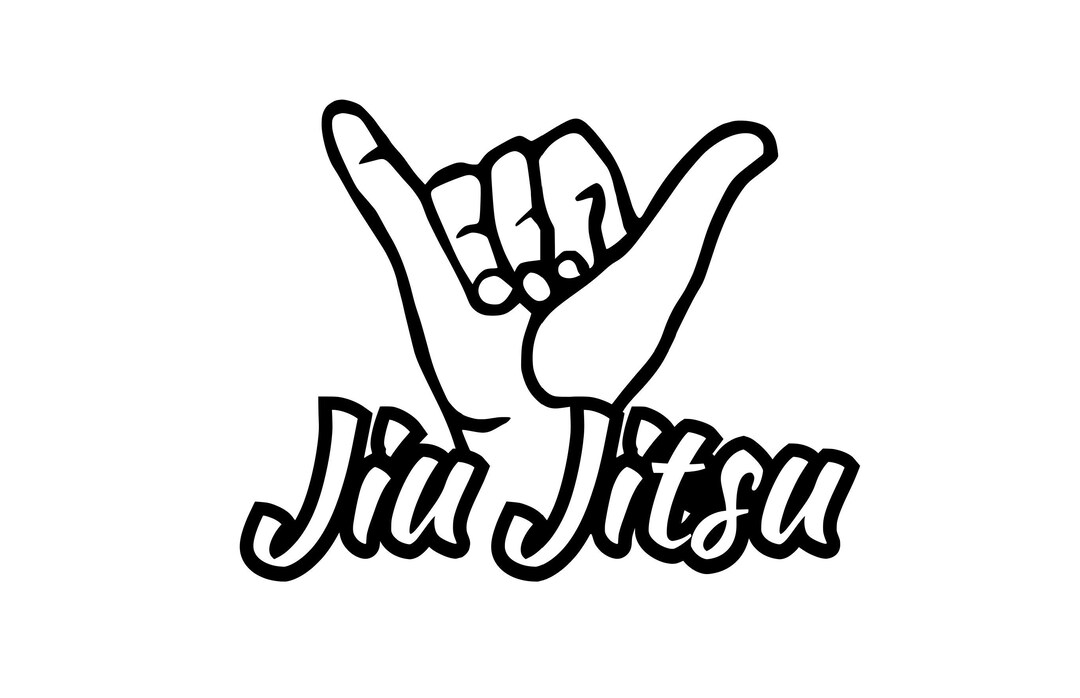Hang Loose Jiu Jitsu Shaka SVG Design (digital File) - Etsy