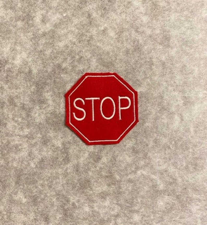 Stop Sign Feltie Embroidery Design File TWO SIZES Stop Sign | Etsy