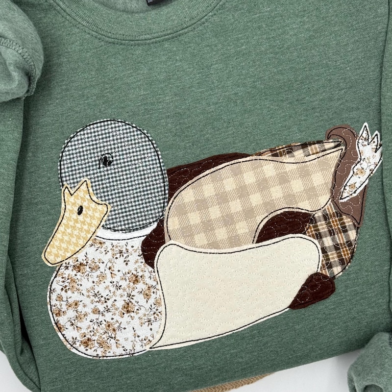 Applique Patchwork Duck - Etsy
