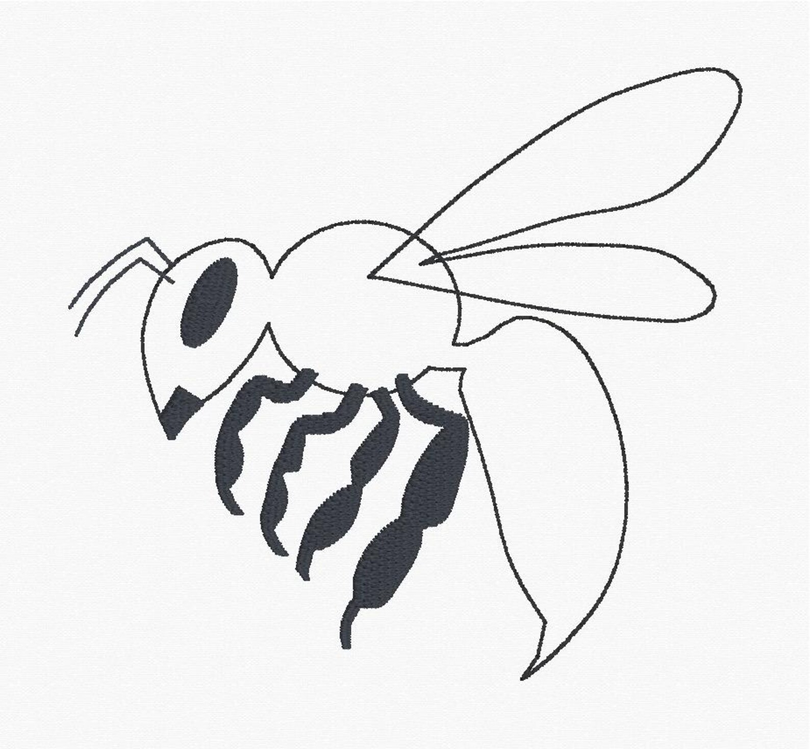 Yellow Jacket Mascot Patch Applique Machine Embroidery Design - Etsy