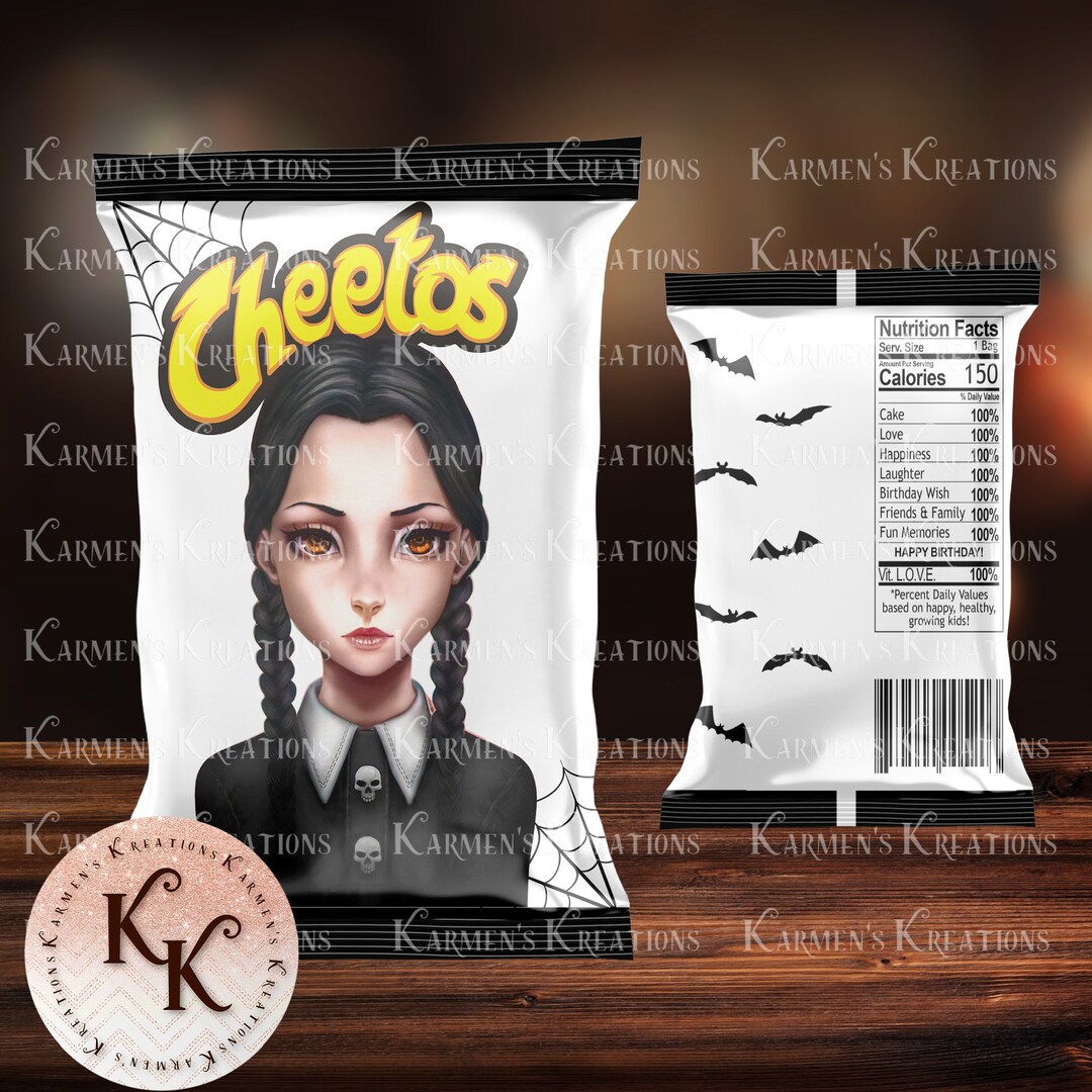 Halloween Digital Chip Bag Download - Etsy