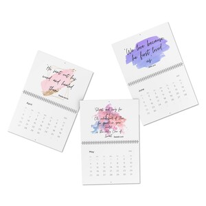 Praise the Lord 2025 Wall Calendar. Inspiring Bible Verses and Stunning ...