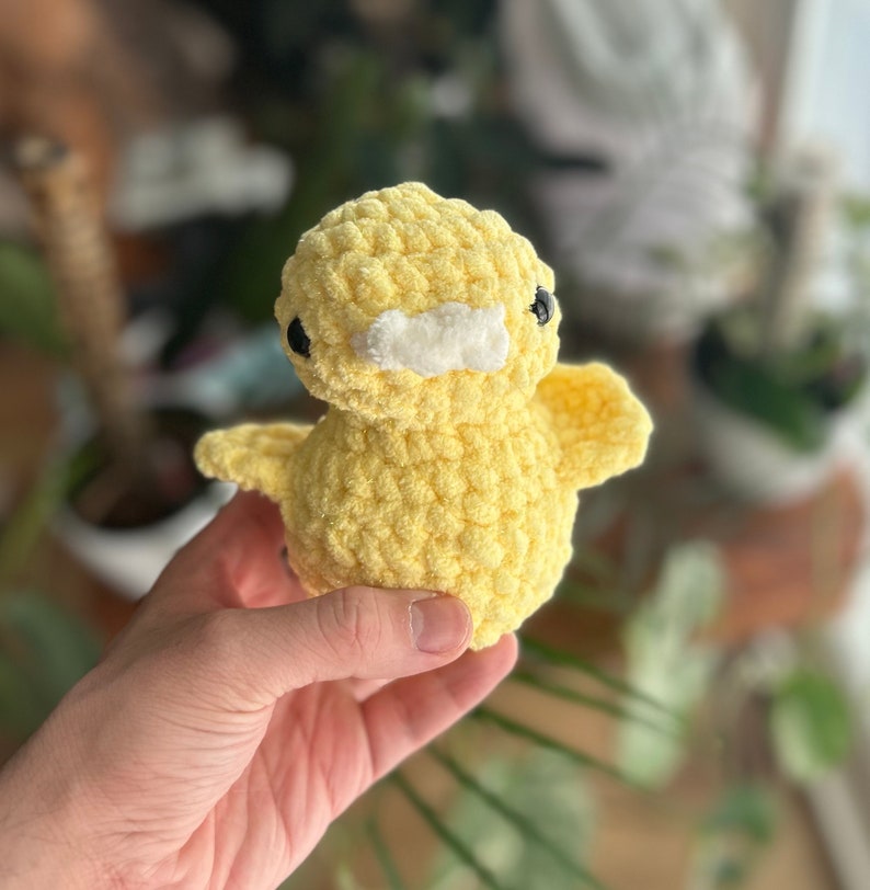 Little Square Beak Crochet Duckling Handmade Gifts Gifts for Animal ...