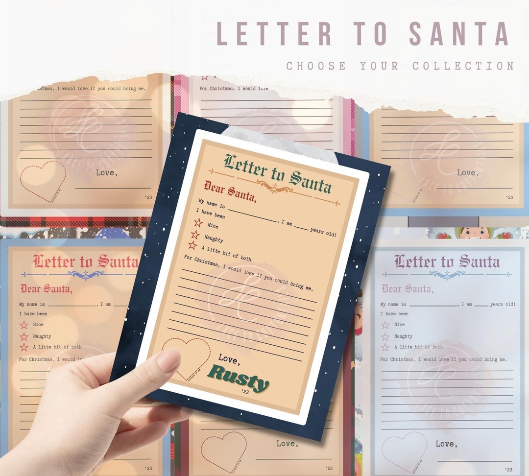 Printable Letter to Santa Elf on the Shelf Kit Elf - Etsy